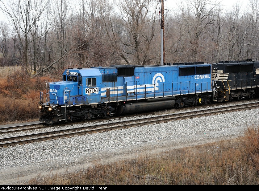 NS (CR) 6704 leads NS 145 at Parrish Rd